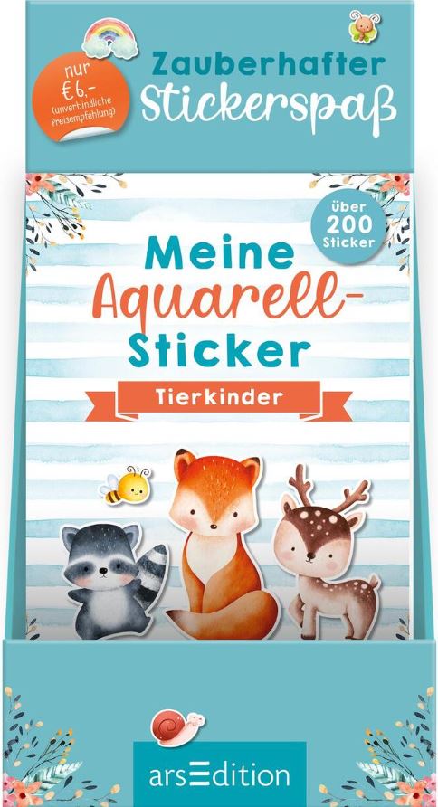 Display Aquarell-Sticker Ars Edition – Lios Kinderzimmer